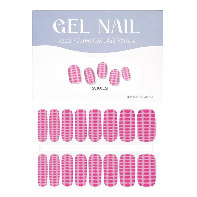 Custom Crocodile Print Nail Designs Wholeale Gel Nail Strips