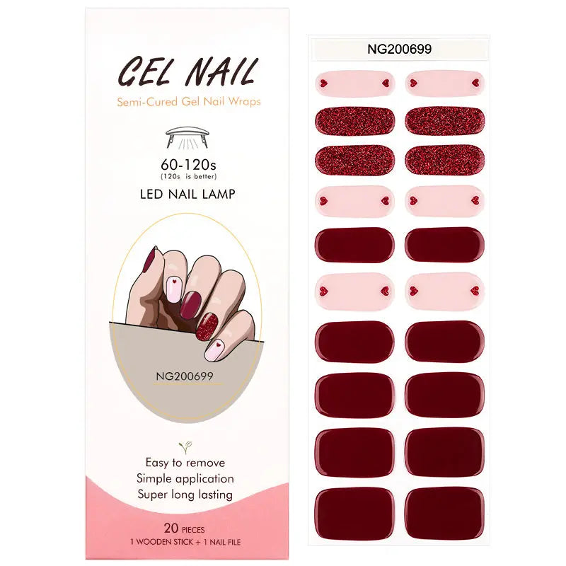 Custom Nail Wraps Private Label Nail Wraps - HUIZI
