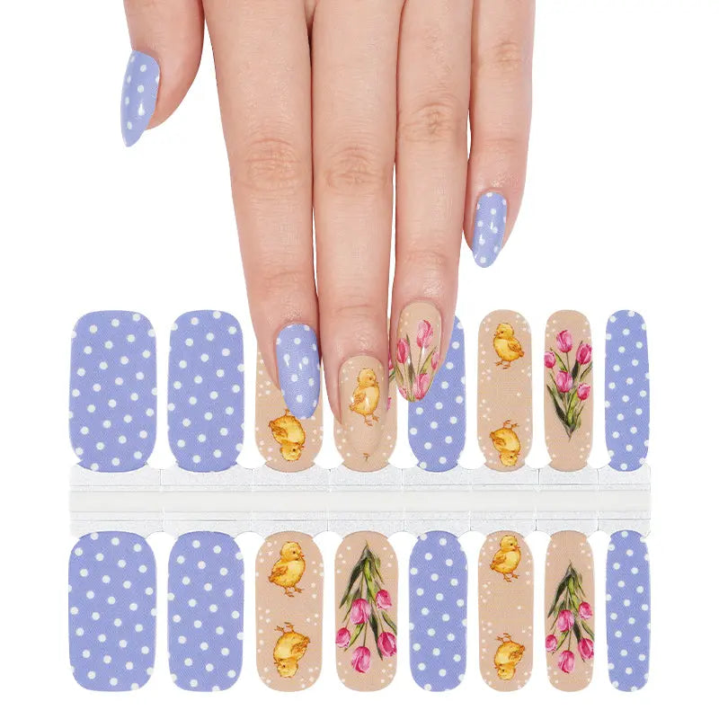 Wholesale Spring’s Best-Selling Nail Wraps Custom Chick Nail Designs