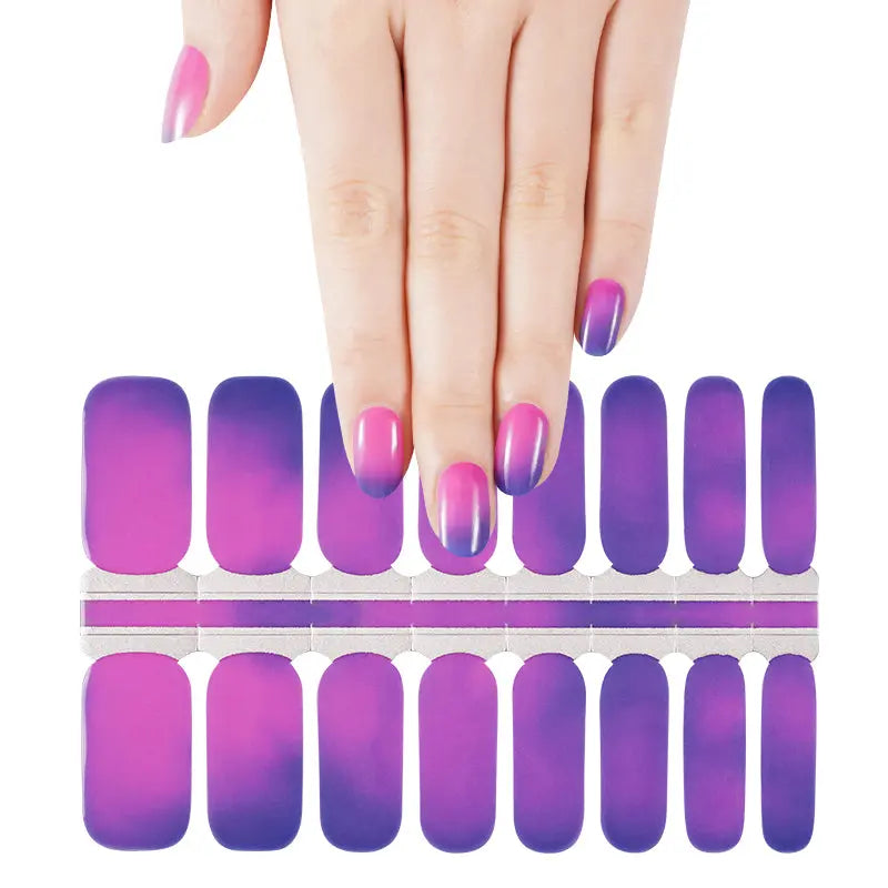 Wholesale Temperature-sensitive Nail Sticker Summer Color-changing Nai